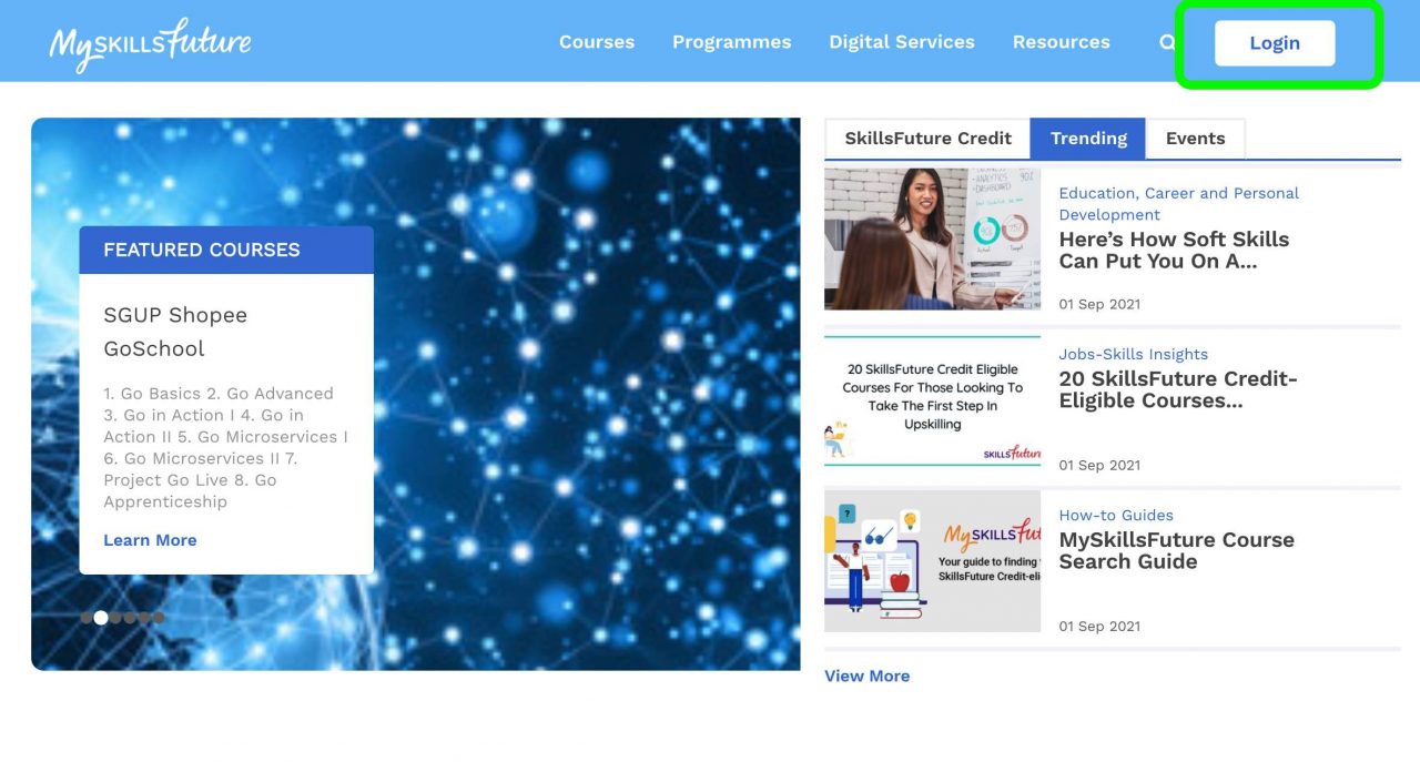 Check SkillsFuture Credit Balance | Hustle