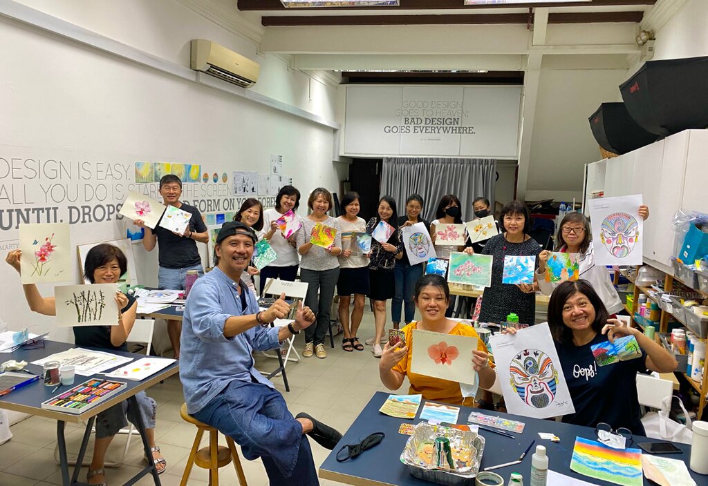 Acrylic Painting SkillsFuture Course | La Salle Singapore